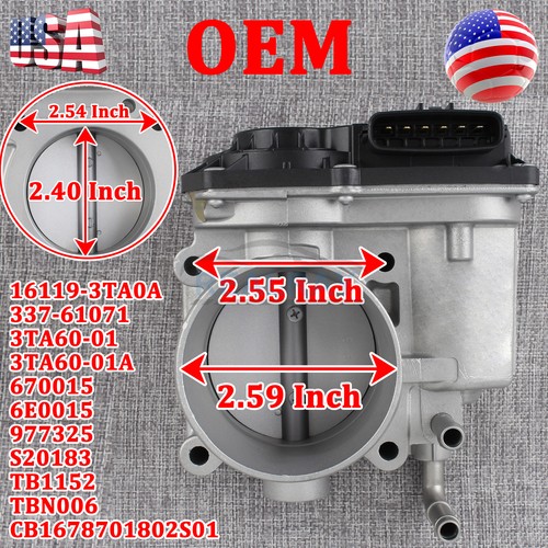 Genuine Throttle Body For Nissan Altima Rouge 2.5L 2013-2020 161193TA0A ...