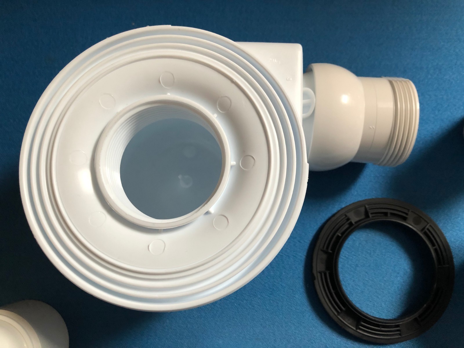 Turbo 50mm Fast Flow Waste & Trap For Shower Tray 57 LITRES PER MINUTE ...