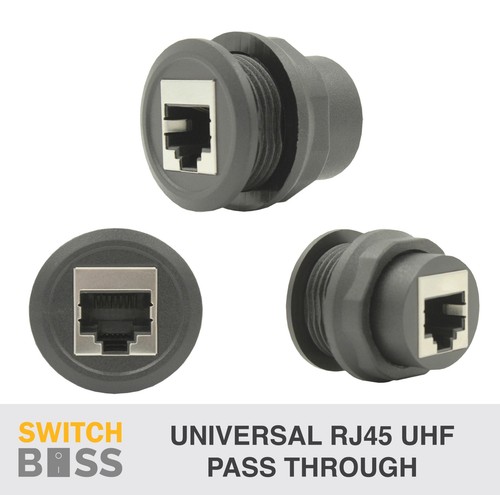 Universal RJ45 UHF PASS THROUGH Adapter - suit Car Boat Marine 4x4 ...