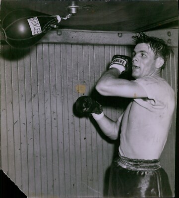 LG836 1954 Original Photo TOMMY COLLINS Lightweight Boxing Fighter ...