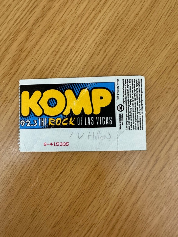 Mike Tyson Fight Ticket vs Peter McNeeley "First Fight After Jail" 1995 ...