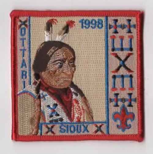 1998 Ottari Sioux Blue Ridge Scout Reservation RED Bdr. [VA591] | eBay