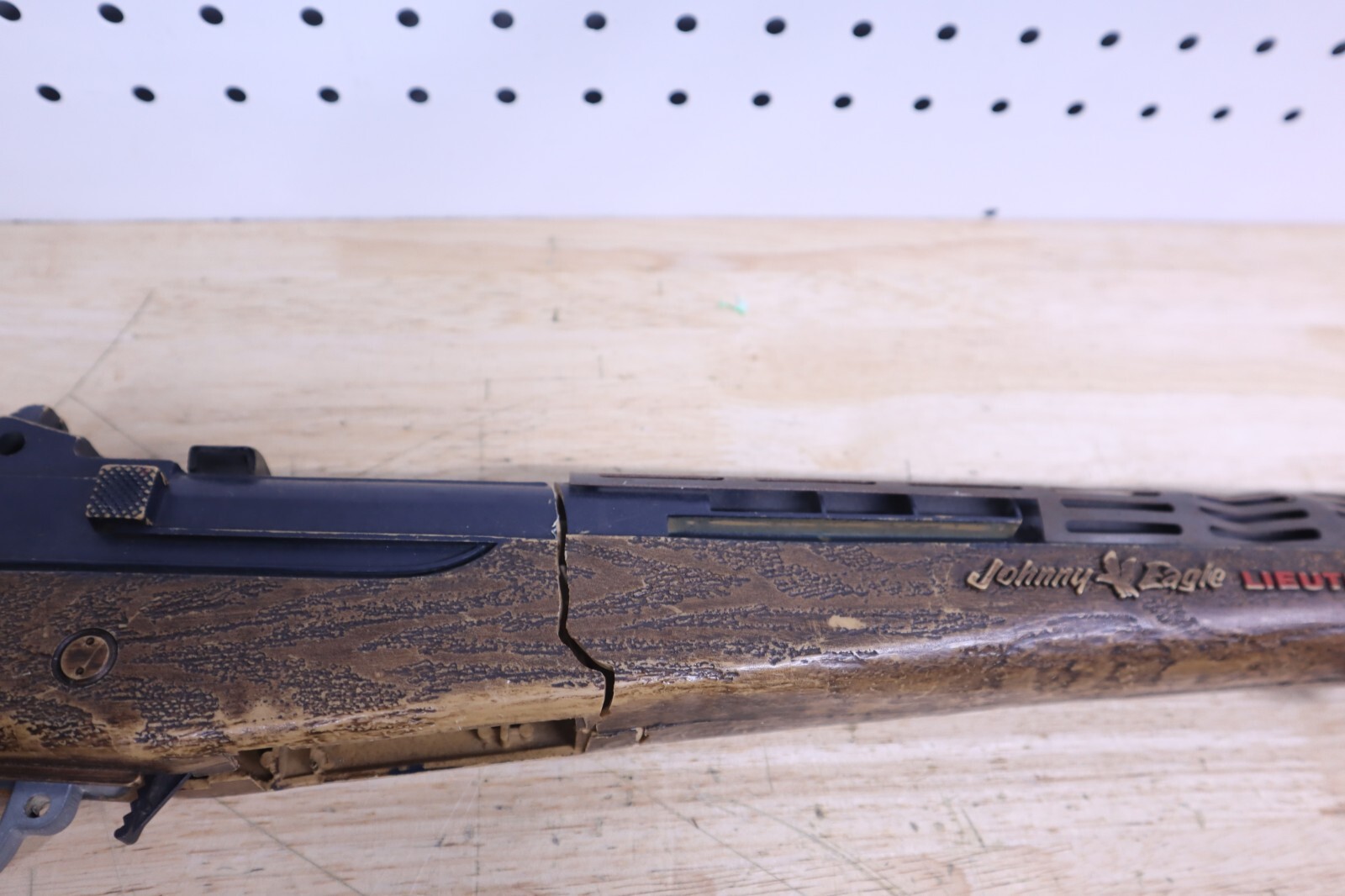 Vintage Original Johnny Eagle Lieutenant toy Rifle 1960's *Damaged ...