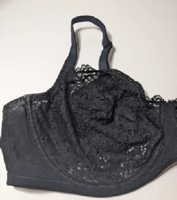 NEW Auden Plus Size Lace Unlined Bra Underwire Semi Opaque Size 42DDD ...