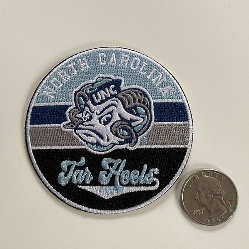 UNC UNIVERSITY OF NORTH CAROLINA TAR HEELS Embroidered Iron On patch 3 ...