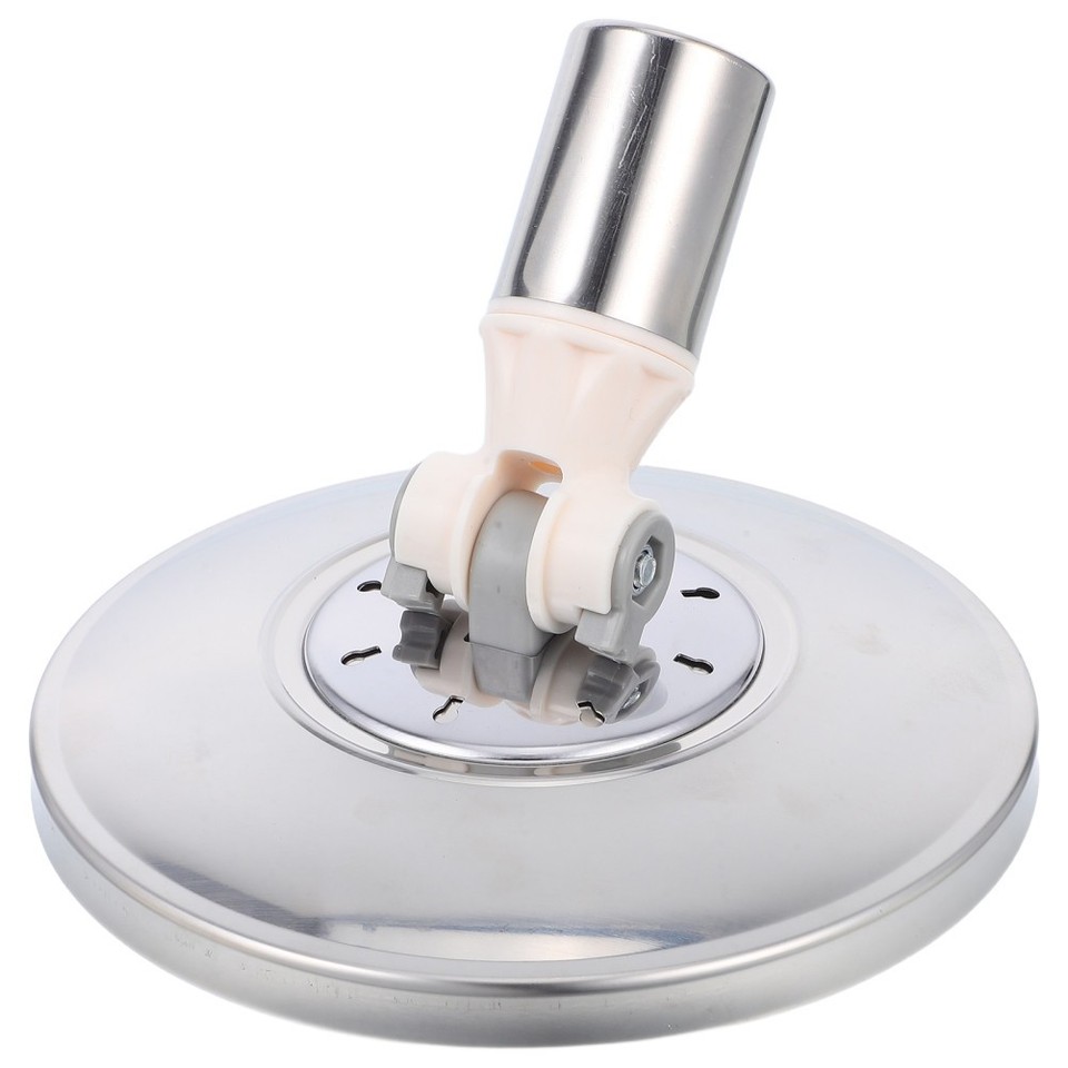Rotating Mop Replacement Attachment Stainless Steel Pole Head Adapter ...