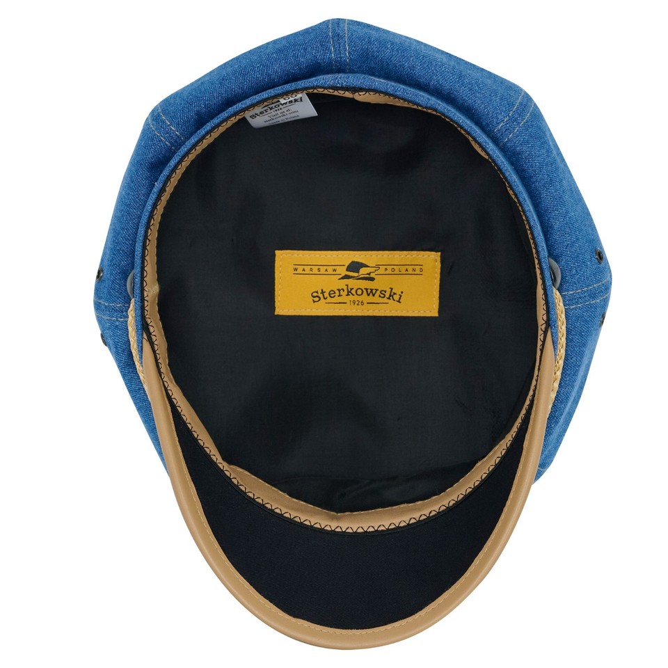 Sterkowski HARLEY Denim Cotton Vintage Motorcyclist Hat Retro Biker ...