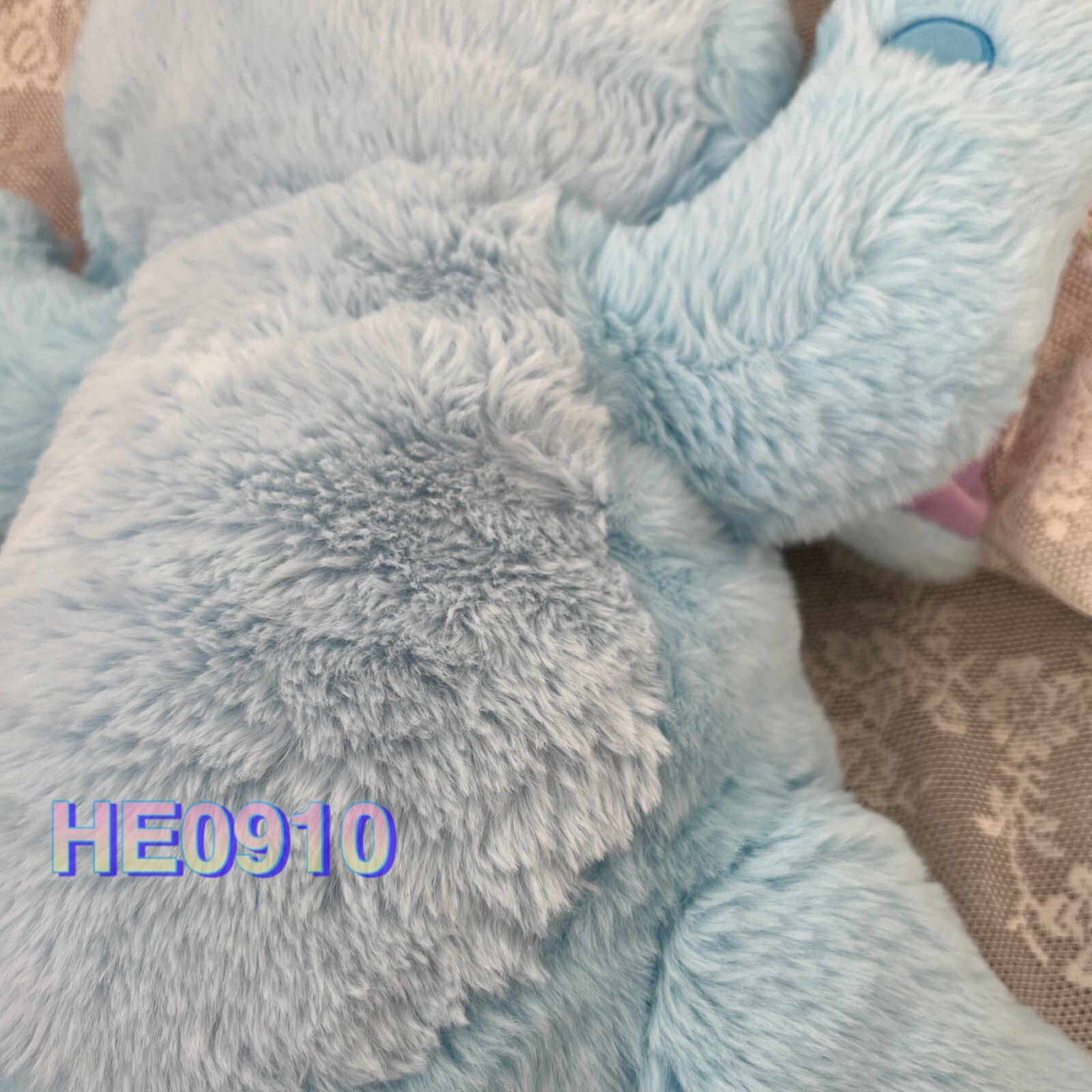 NEW Disney Store Stitch Fluffy Pale Blue Cuddleez Plush Large Soft Toy ...