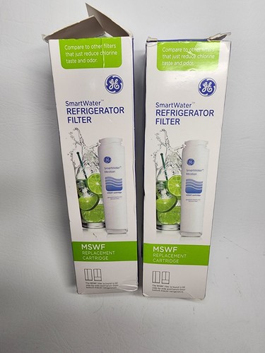 2 Pack New GE MSWF SmartWater Refrigerator Water Filter Replacement ...