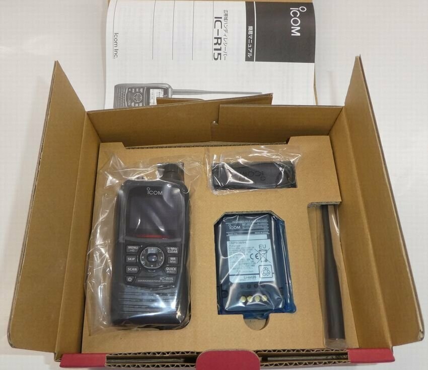 ICOM IC-R15 NEW Broadband Handy Receiver | Grelly USA