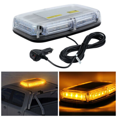 Car Roof Recovery Light Bar Amber Warning Strobe Flashing Beacon ...