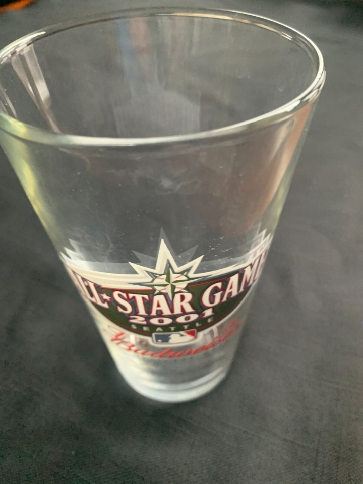 2001 ALL-STAR BEER GLASS SET OF 4! SEATTLE! BUDWEISER! | eBay