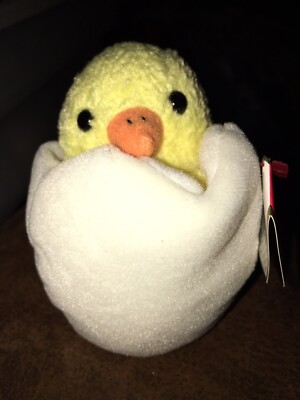 EGGBERT TY BEANIE BABY-RARE EGGBERT-CHICK IN EGG TY BEANIE BABY ...