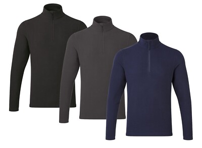 Premier Unisex Recycled Polyester Half Quarter Zip Fleece Top S-4XL ...