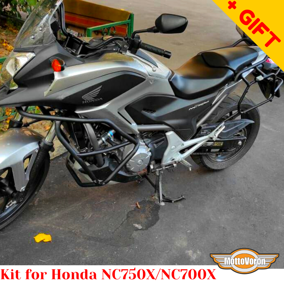For Honda NC750X Rack luggage system Crash bars NC 700 X NC750XA ...