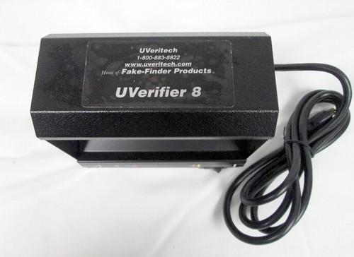 UVeritech UVerifier 8 Fraud Fighter Counterfeit Money Bill Detector ...