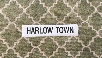 Train destination blind “Harlow Town” | eBay UK