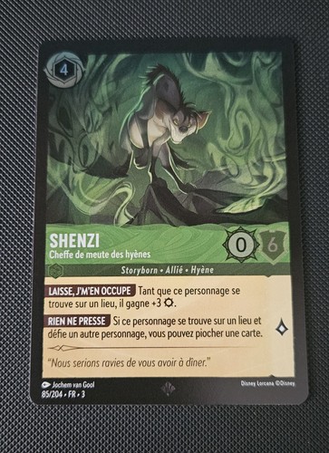 Shebzi 85/204 Foil Lorcana Châpitre 3 Neuve Fr | eBay