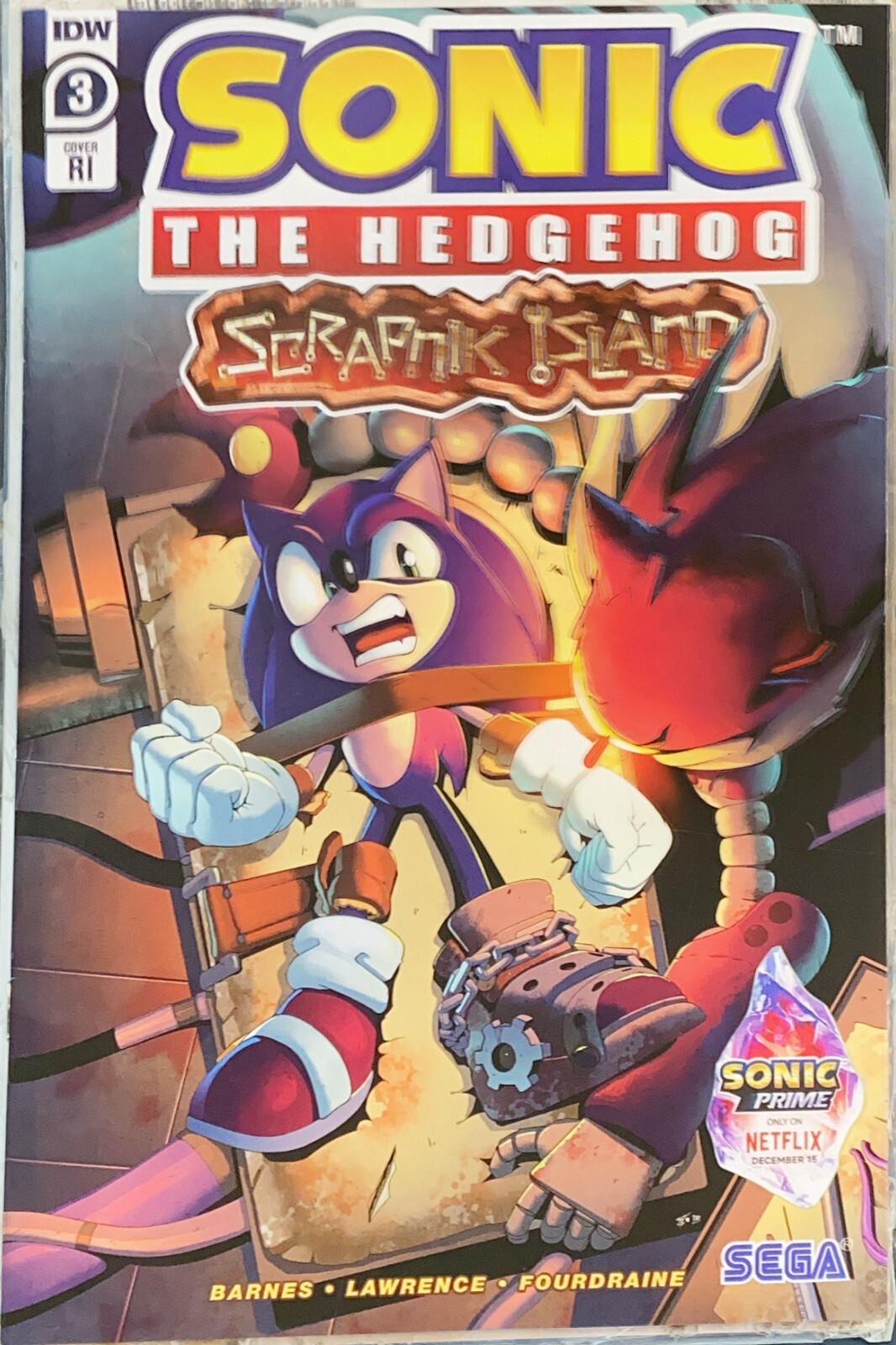 SONIC THE HEDGEHOG SCRAPNIK ISLAND #3 CVR C VARIANT 1:10 IDW COMICS | eBay