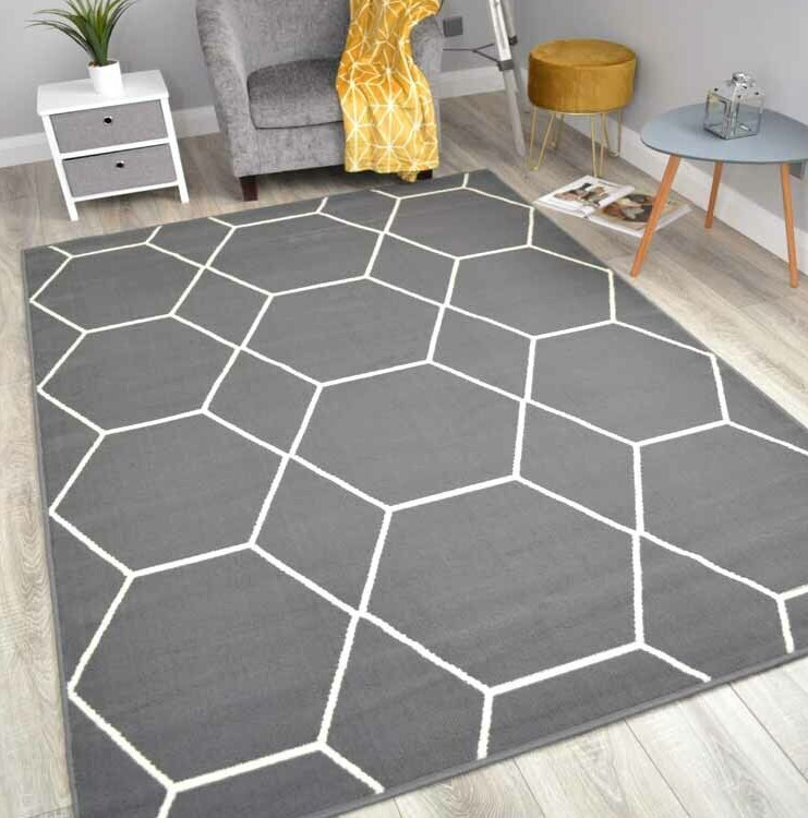 Large Dark Grey Rugs Silver Small Extra Big Huge Size Floor Carpet Rug ...