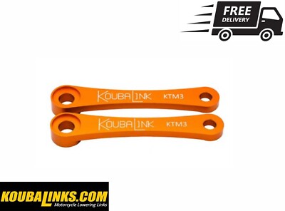 KOUBALINKS KTM 3 - ADVENTURE/DUKE/LC4/SXC LOWERING LINK - ORANGE | eBay