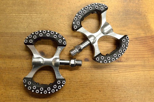 MKS Lambda Silver/Black Pedal Limited Edition 9/16 - Used Condition | eBay