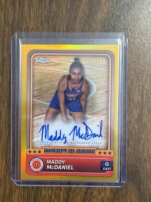 Maddy McDaniel 2024 Topps McDonald's All-American Auto Autograph Gold ...