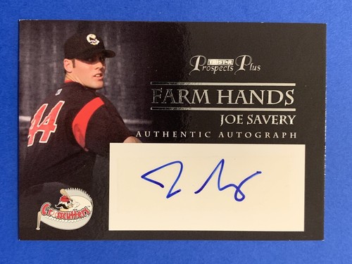 JOE SAVERY Signed RC 2007 TriStar Prospects RICE OWLS - PHILLIES ...