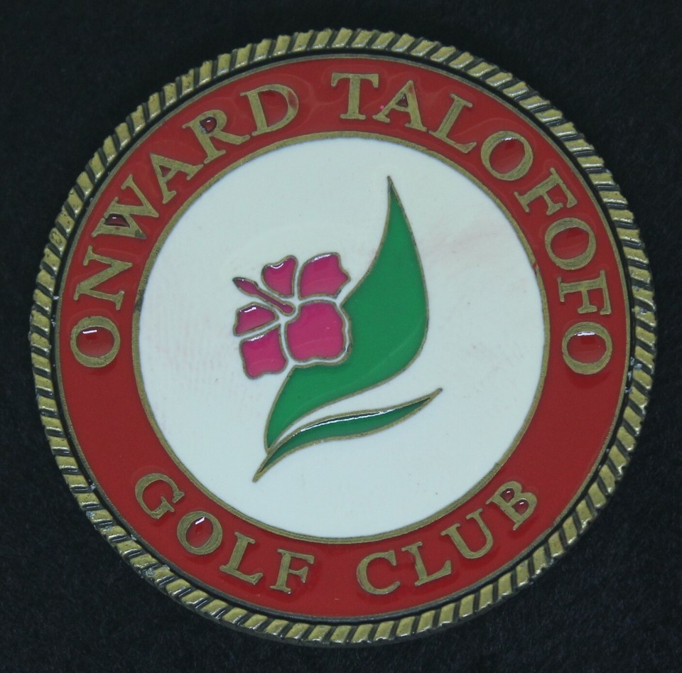 Onward Talofofo Mangilao Golf Club Red Guam Challenge Coin CC-16 | eBay