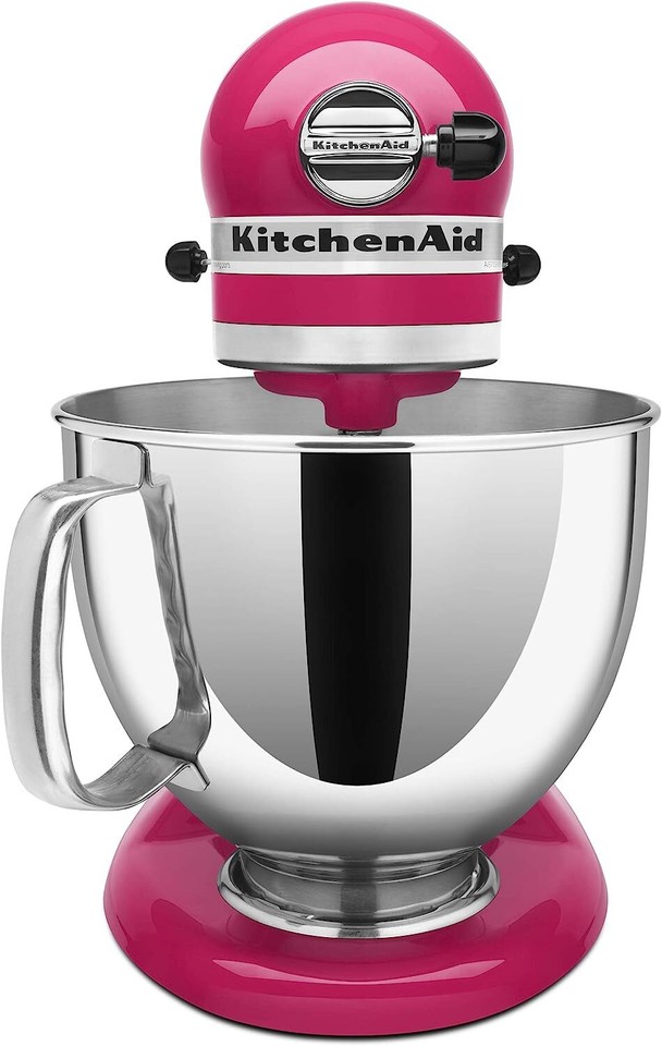 New KitchenAid KSM150PSCB Artisan Series 5-Qt. Stand Mixer, Cranberry ...