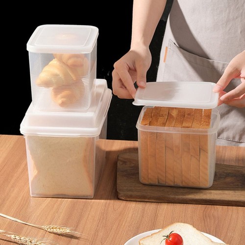 Bread Keeper Loaf Bread Storage Container Bread Box Bread Dispenser ...