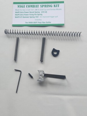 COLT Government Model 1911, 3 Hole Adjustable Trigger W/spring Kit 18.5 ...