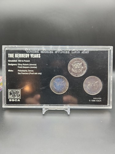 SSCA THE KENNEDY YEARS MINTED COIN SET In Plastic case Half Dollars 79 ...