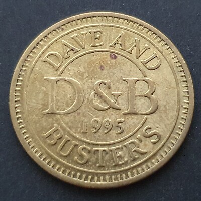 1995 D & B Dave and Buster's Token - Dallas, TX Texas USA N# 87919 ...