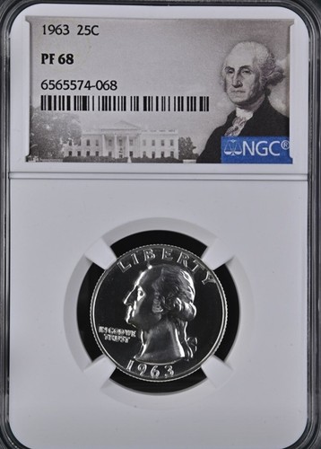1963 25c NGC PF68 | eBay