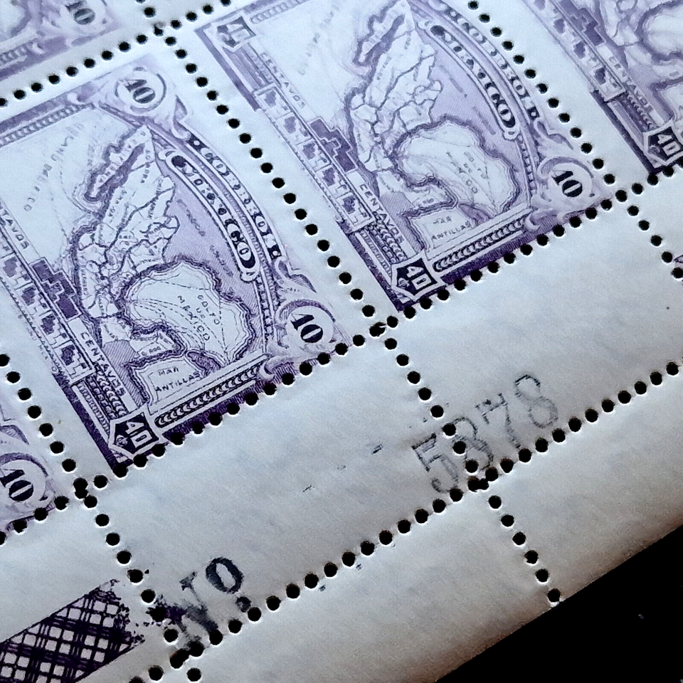 Mexico MNH Map with California 60 Stamps Full Sheet 40 Cents Purple | eBay