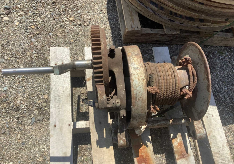 Antique Beebe BB Bro's Model A Ford Tow Truck Hand Winch. 3 Ton. With ...