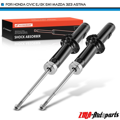 2x Front Shock Absorber for Honda Civic EJ EK EM1 Mazda 323 Astina BA ...