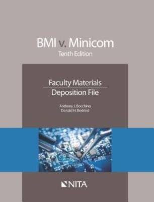 BMI v Minicom Deposition File (Faculty Version) - Paperback - VERY GOOD ...