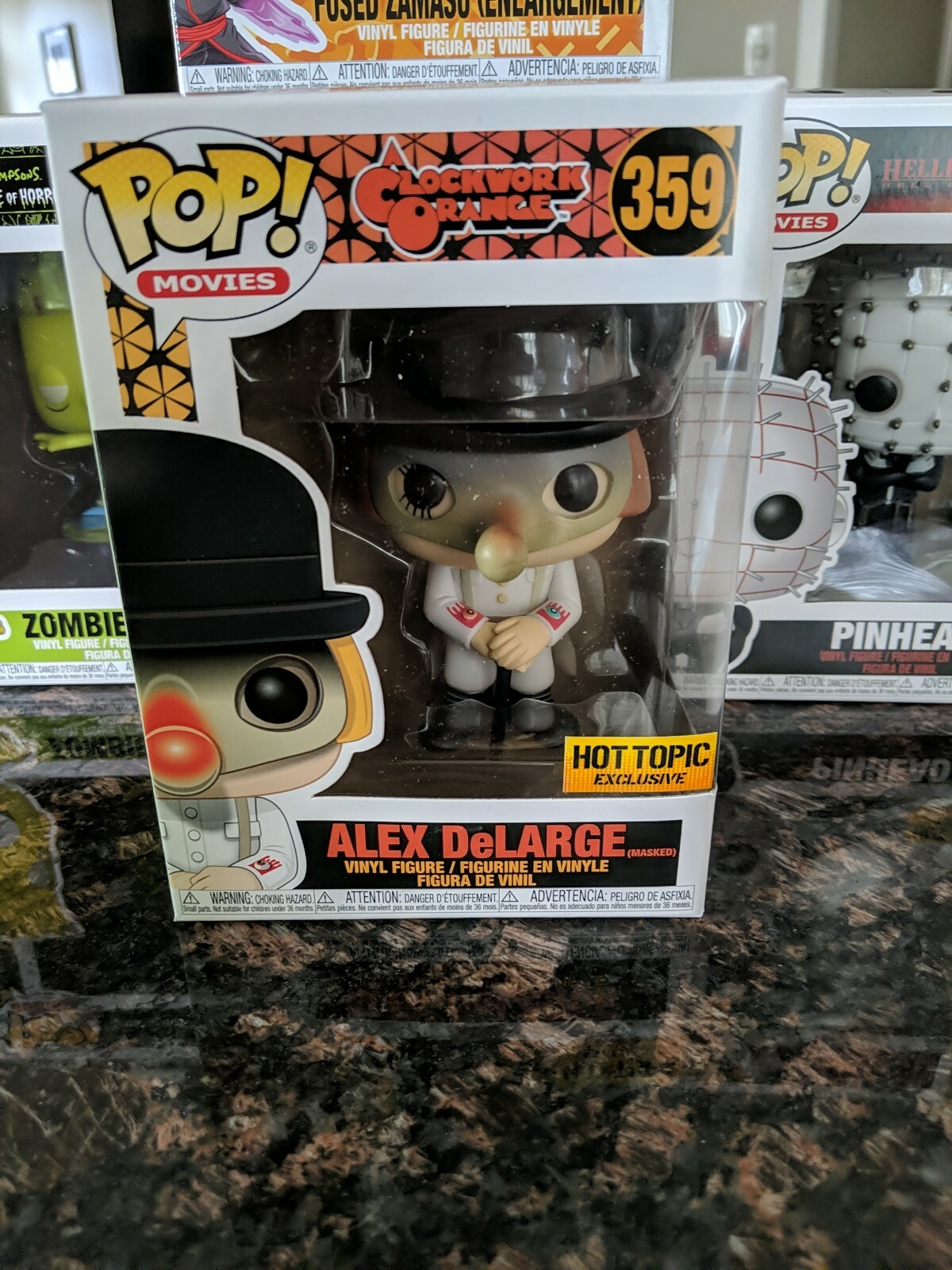 Funko Pop Masked Alex DeLarge Clockwork Orange Hot Topic Exclusive ...