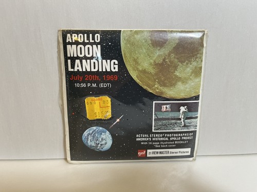 View Master B663, NASA's Apollo Moon Landing 1969, GAF, 3 Reel Set, NEW ...