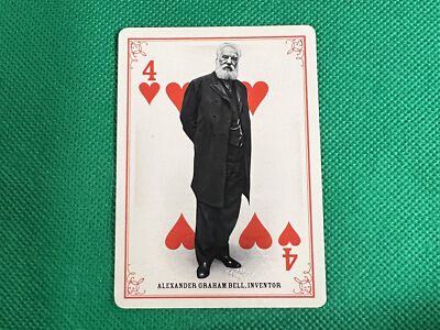 2013 Panini Golden Age Playing Cards #2 Alexander Graham Bell | eBay