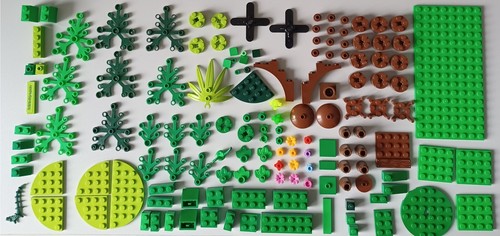 LEGO® Trees Plants Flowers Branches Trunks Official Green Brown Parts ...