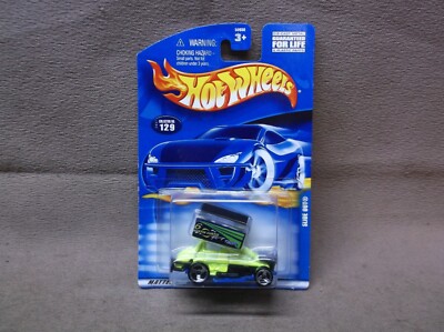 HOT WHEELS 2001 #129 YELLOW BLACK SLIDEOUT AUSTIN CURTIS RACING DIRT ...