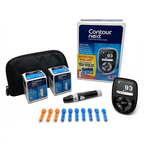 Ascensia CONTOUR NEXT Blood Glucose Monitoring System – All-in-One Kit ...