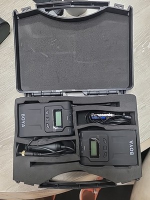 BOYA BY-WM6 UHF Wireless Lavalier Microphone System, Wireless ...