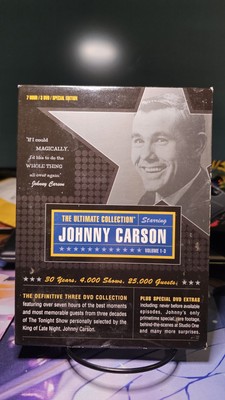 Johnny Carson The Ultimate Collection Vol. 1-3 3-DVD Set, 2002 The ...