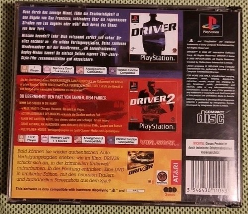 Driver 1 und 2 limited edition (PSone) playstation ps1 | eBay
