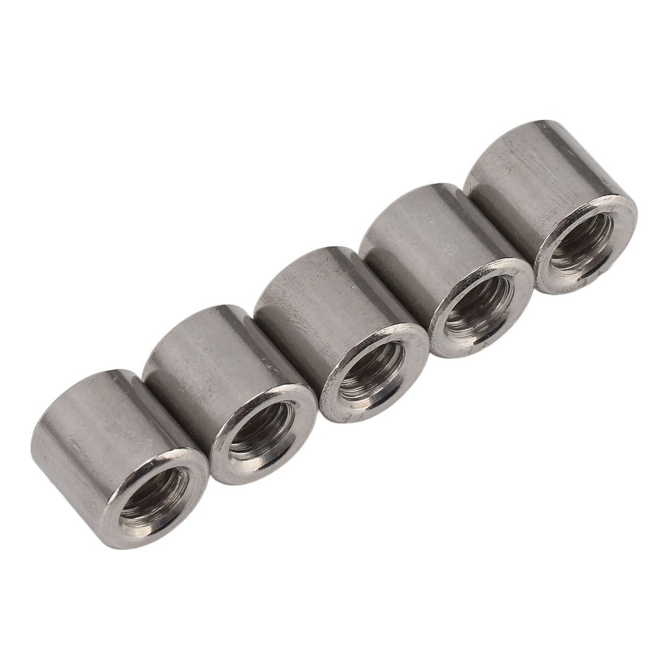 Female Thread Coupling Nuts 304 Stainless Steel Round Coupling Nut ...