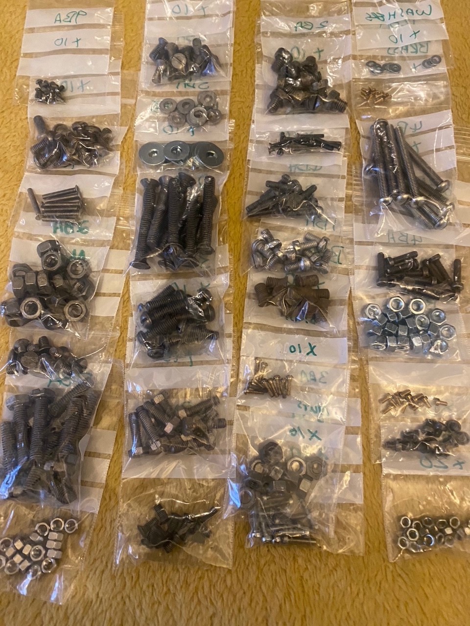 Mega Deal Job lot of BA fasteners - Mamod, Stuart, live steam model ...